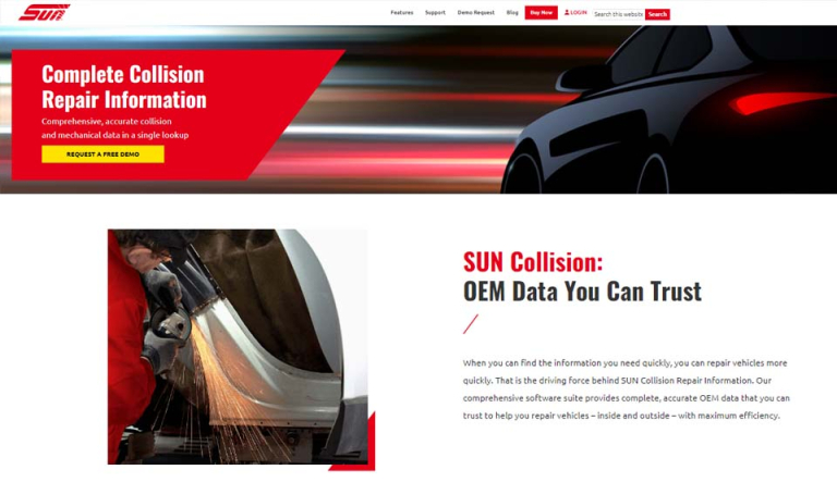 SUN Collision Unveils New Website - Sun Collision